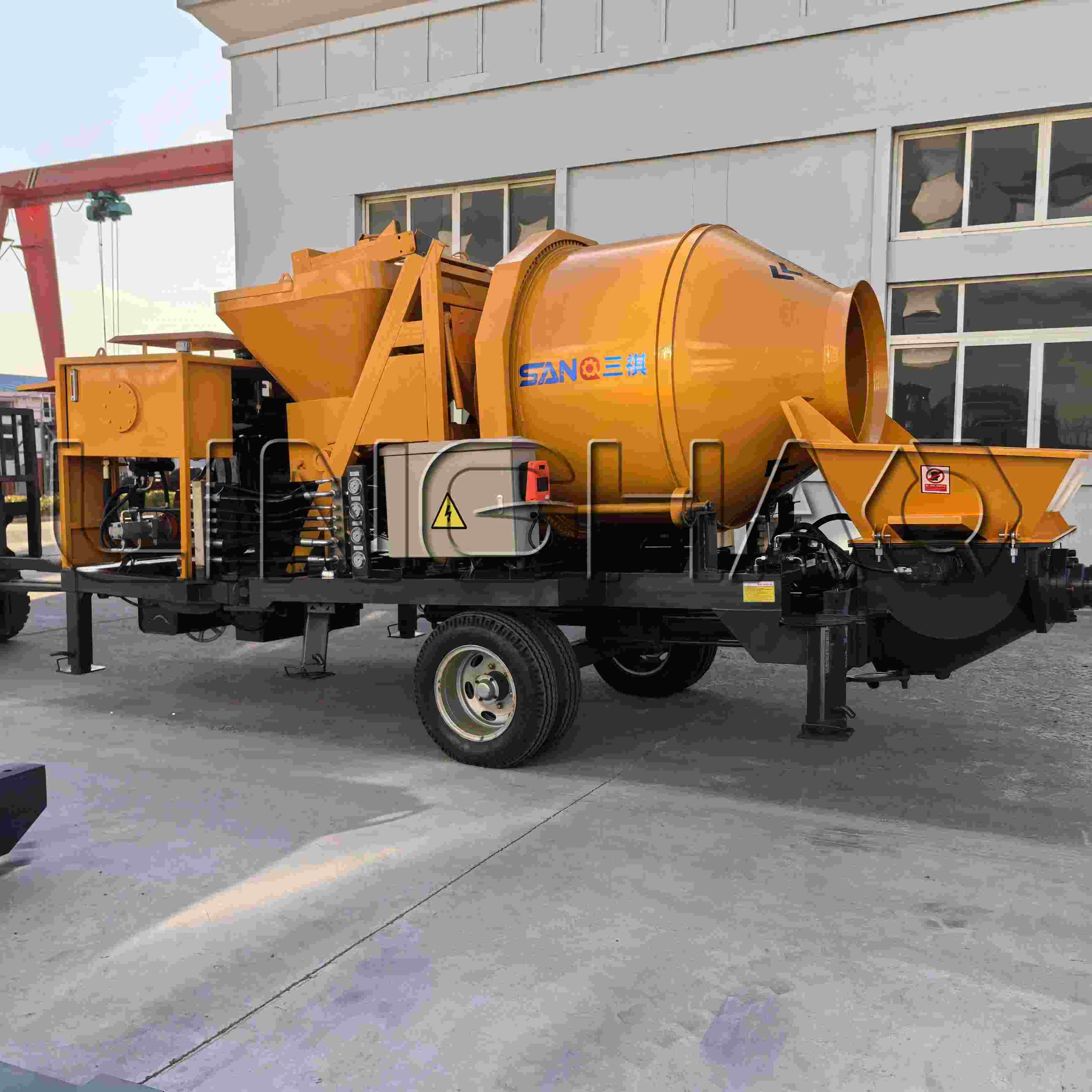 JBS40-10-92R Concrete Mixer Pump Shipped to Iraq | Linghao