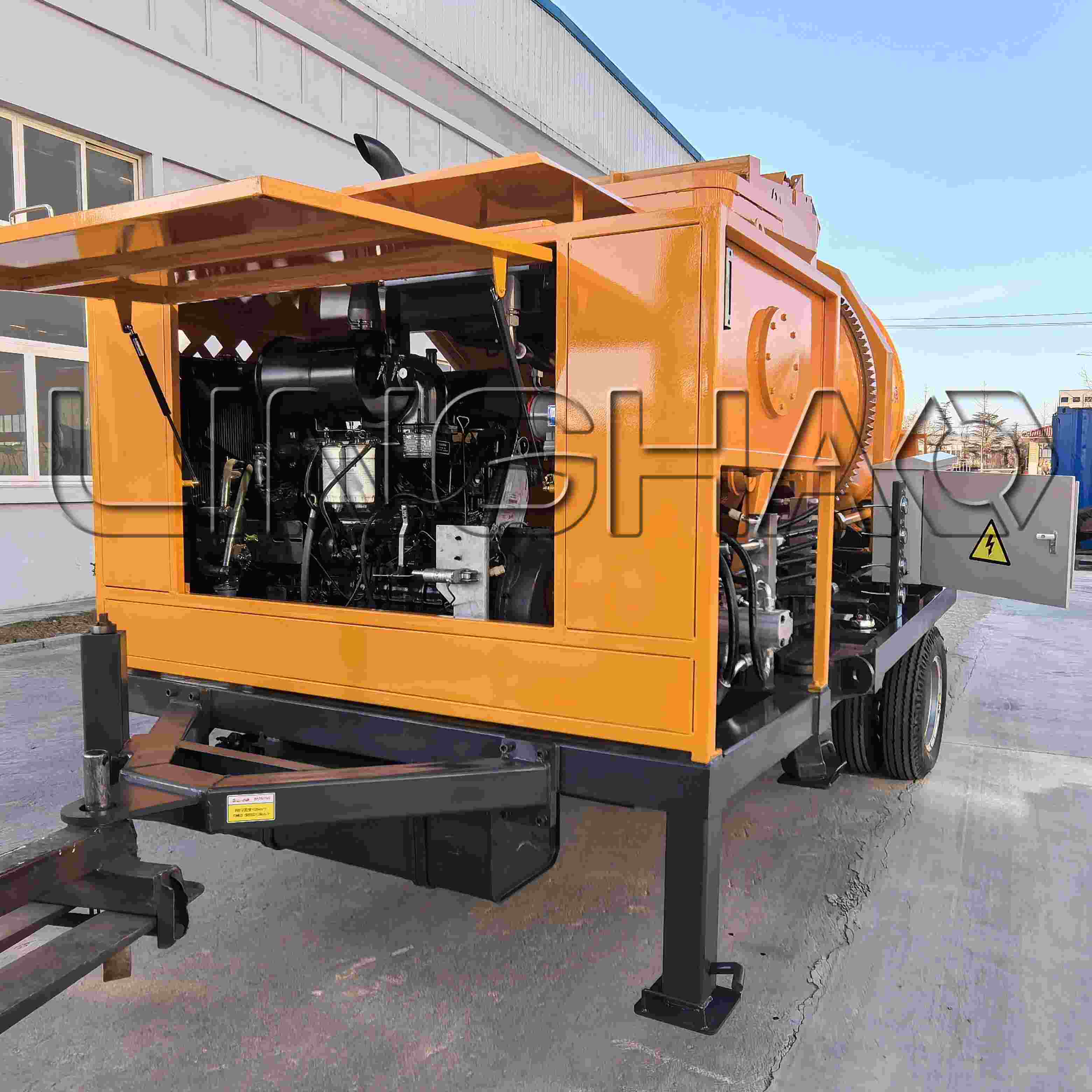 JBS40-10-92R Concrete Mixer Pump Shipped to Iraq | Linghao